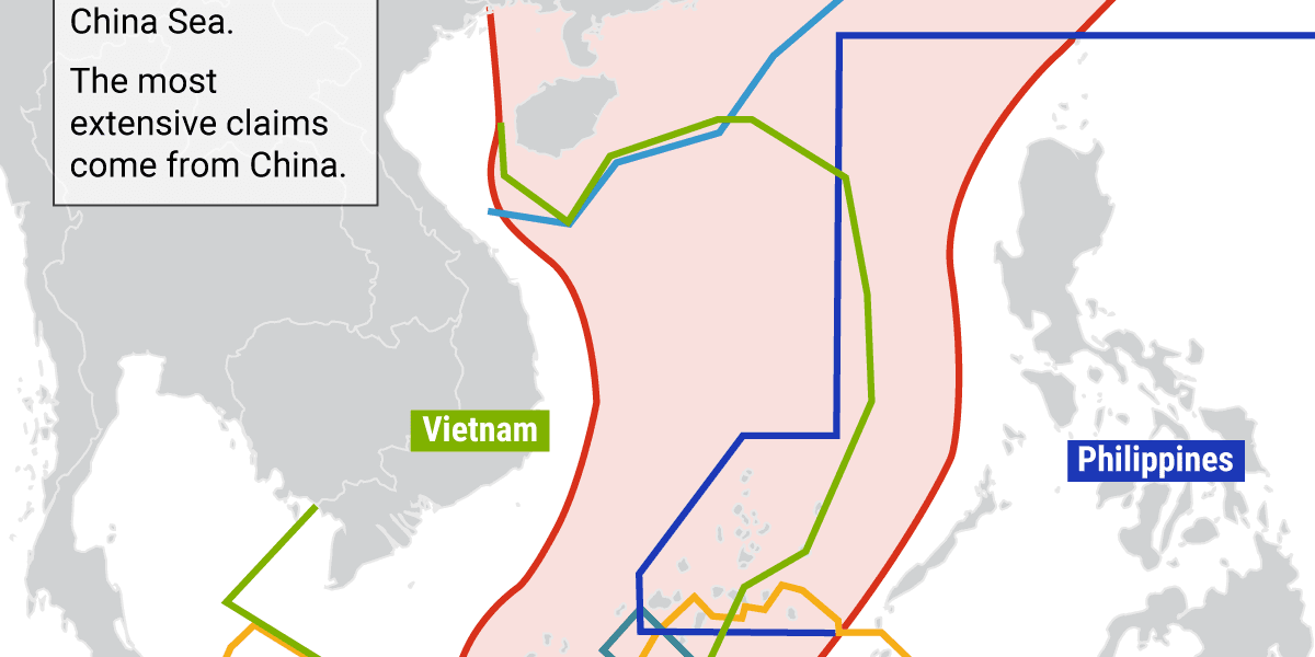 The Graphic Truth: Who claims what in the South China Sea? - GZERO Media