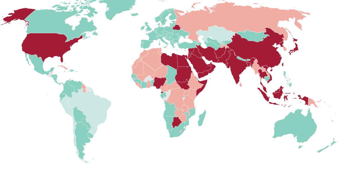 The Graphic Truth: The death penalty around the world - GZERO Media